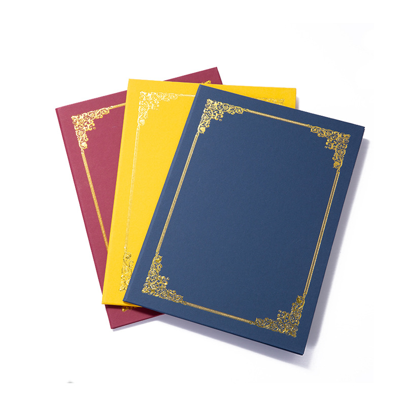 Custom Foil Stamp Paper Diploma Folder A4 File Certificate Holder A4 ... Custom Foil Stamp Paper Diploma Folder A4 File Certificate Holder A4 ...