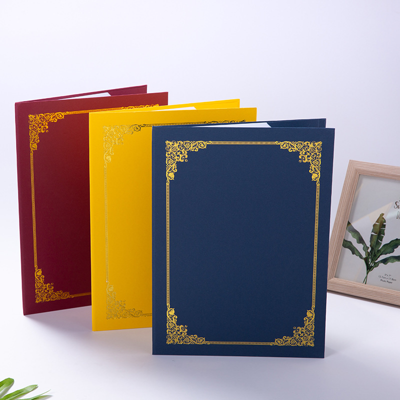 Custom Foil Stamp Paper Diploma Folder A4 File Certificate Holder A4 ... Custom Foil Stamp Paper Diploma Folder A4 File Certificate Holder A4 ...